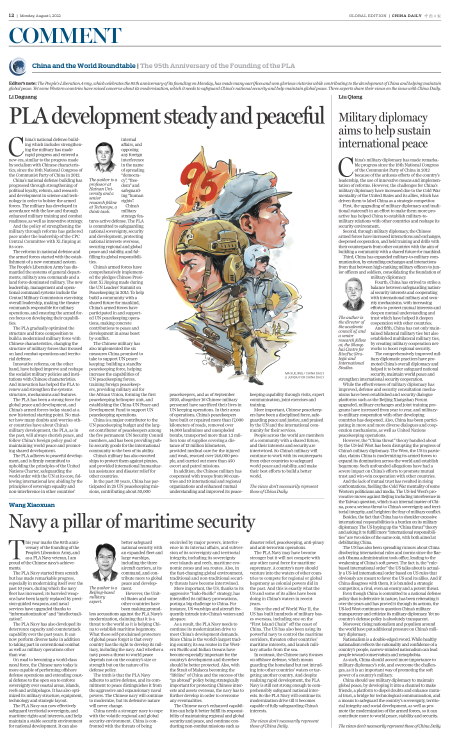 Military diplomacy aims to help sustain international peace ...