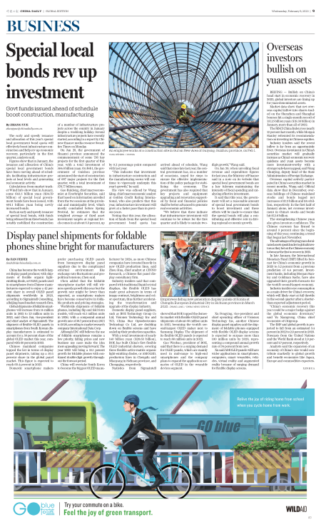 Special local bonds rev up investment - Chinadaily.com.cn