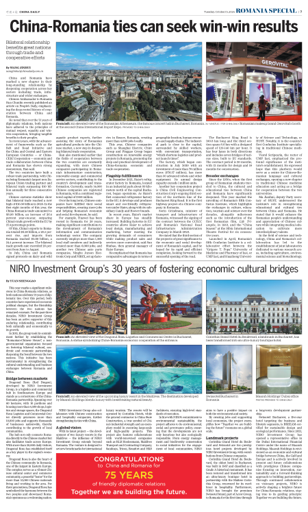 China-Romania ties can seek win-win results - Chinadaily.com.cn