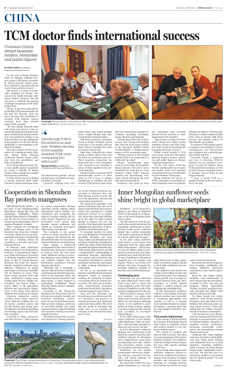 TCM doctor finds international success - Chinadaily.com.cn