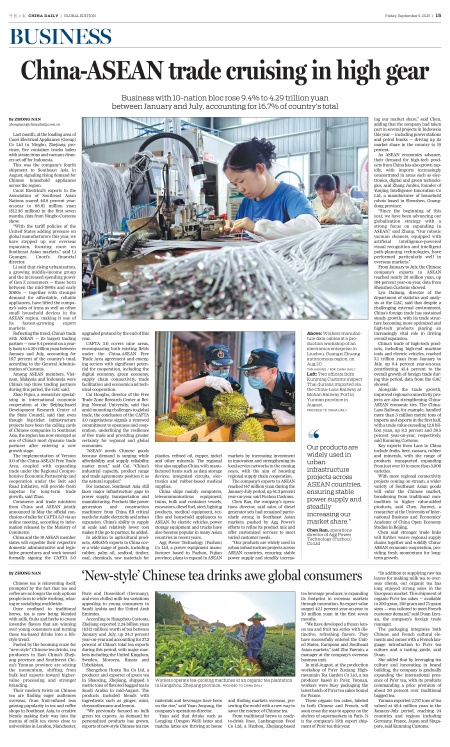 China-ASEAN trade cruising in high gear - Chinadaily.com.cn
