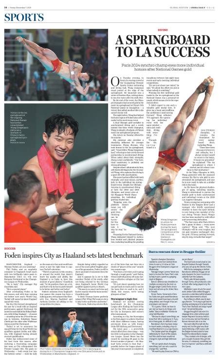 Barca rescues draw in Brugge thriller - Chinadaily.com.cn