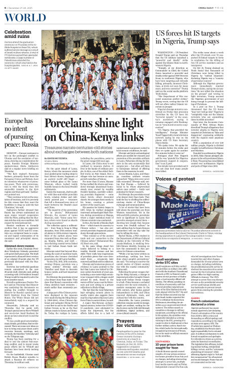 US forces hit IS targets in Nigeria, Trump says - Chinadaily.com.cn