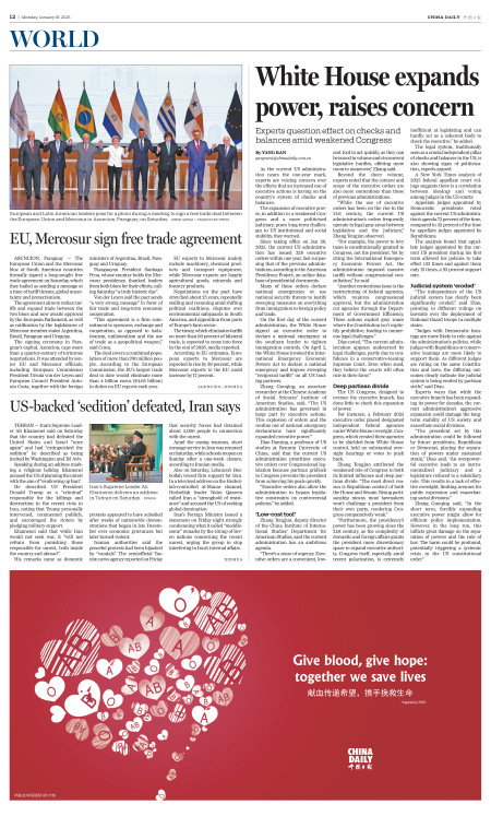 White House expands power, raises concern - Chinadaily.com.cn